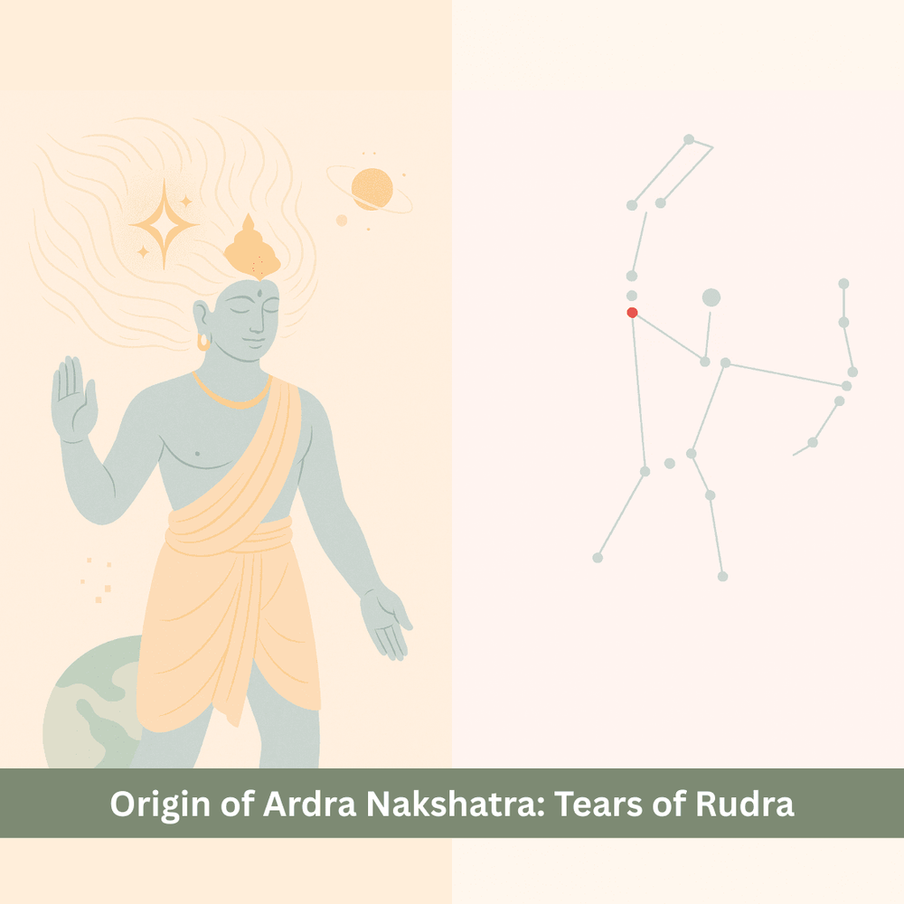 Tears of Rudra and Ardra Nakshatra - Origin and Deep Vedic Message - ZODIAQ
